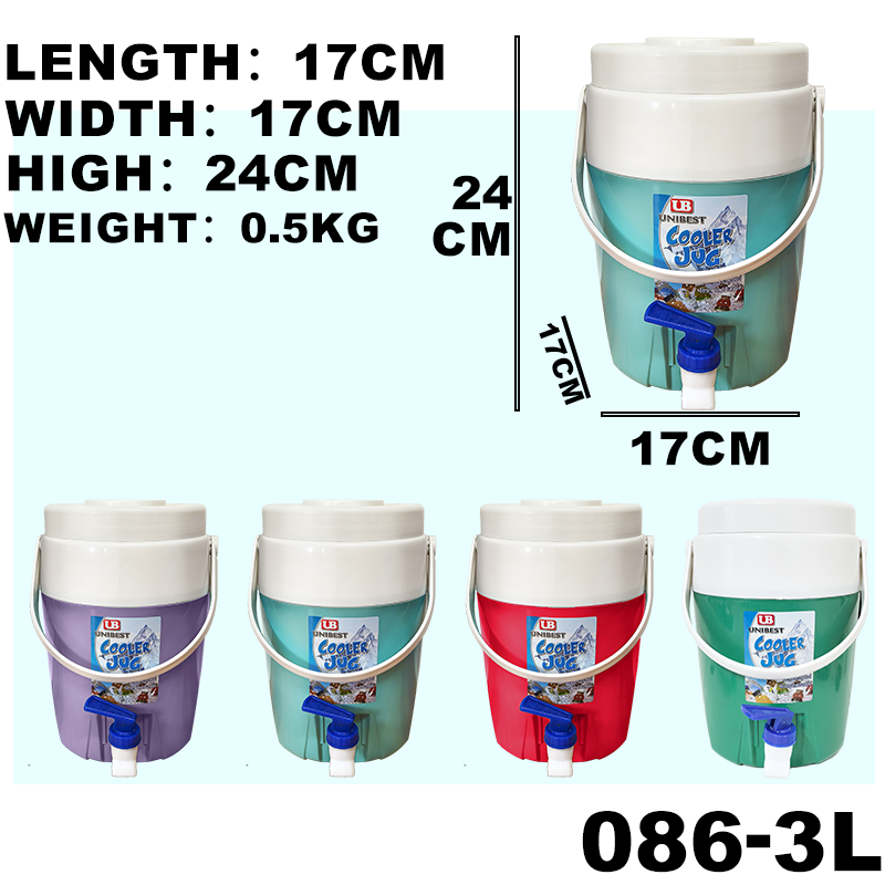3L-6.5L Water Jug Water Cooler Jug ice jug Cooler Pitcher Outdoor ...