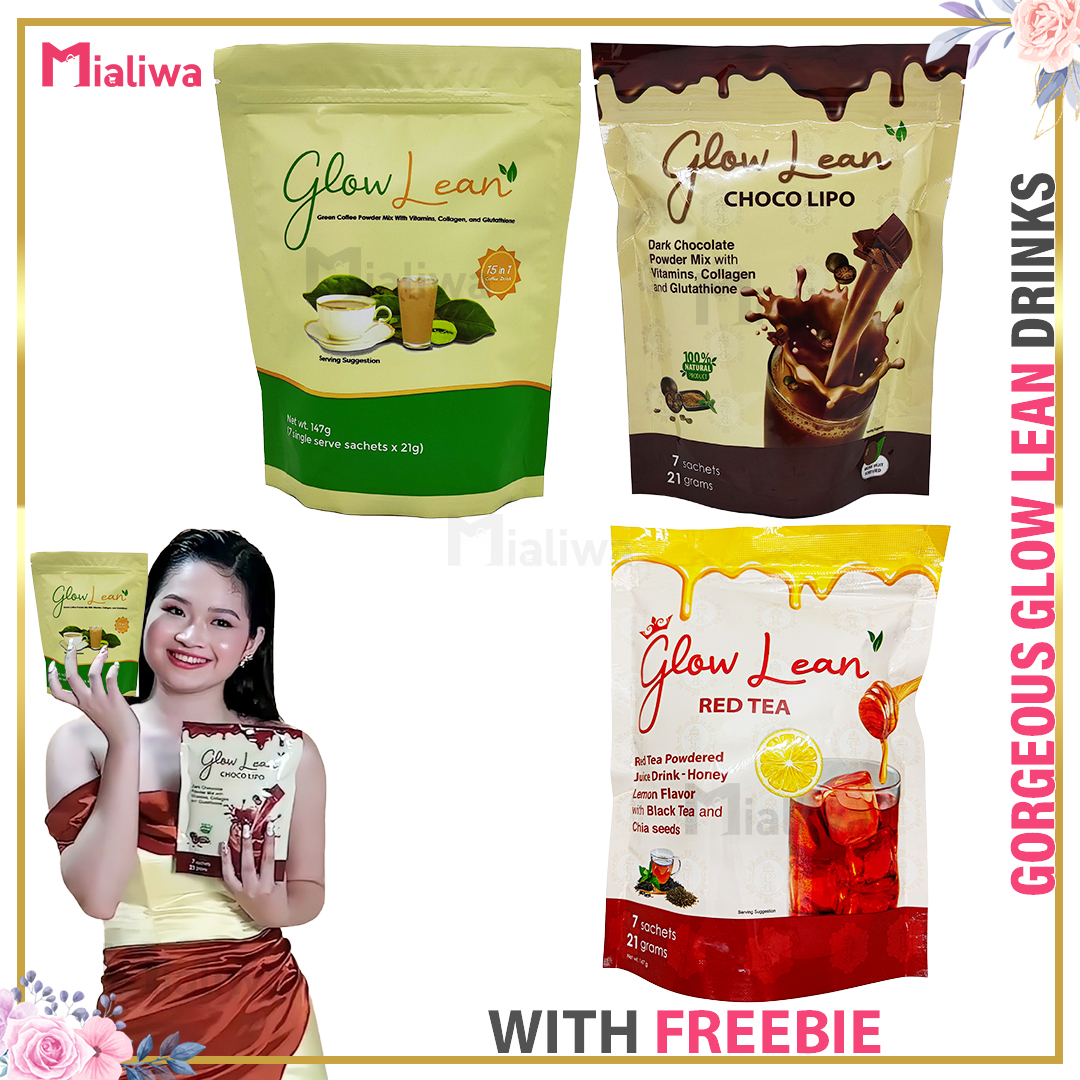 Gorgeous Glow Lean Red Tea Choco Lipo & Green Coffee, Pampapayat ...