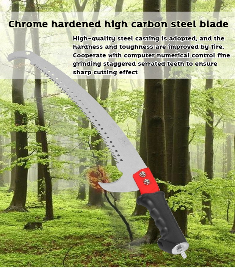 5M High Branch Saw Pole Saw for Tree Cutting Trimming Telescoping ...