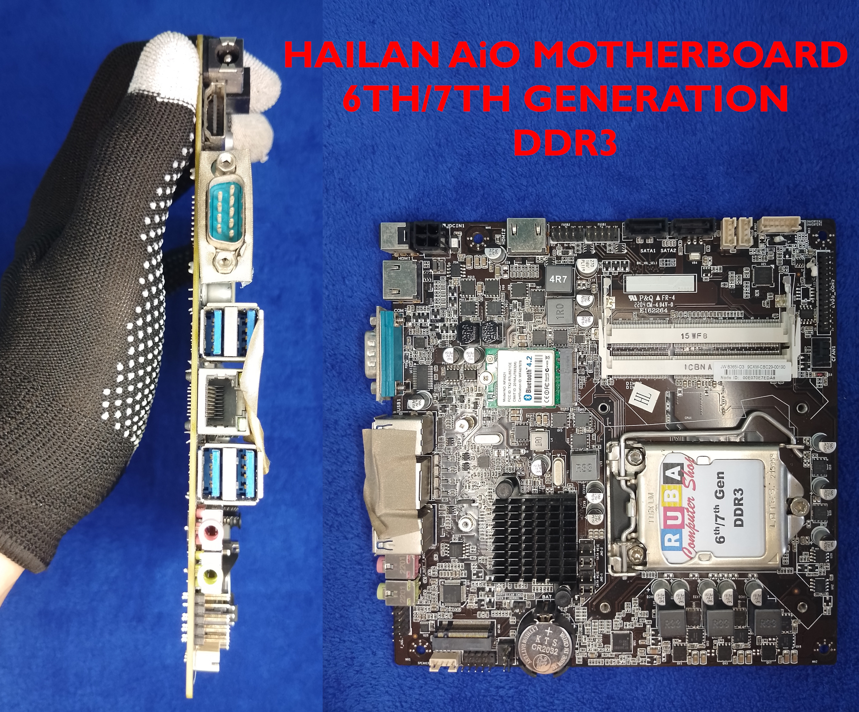 Hailan mini-ITX Motherboard LGA1151 Support 6th/7th/8th/9th Generation ...