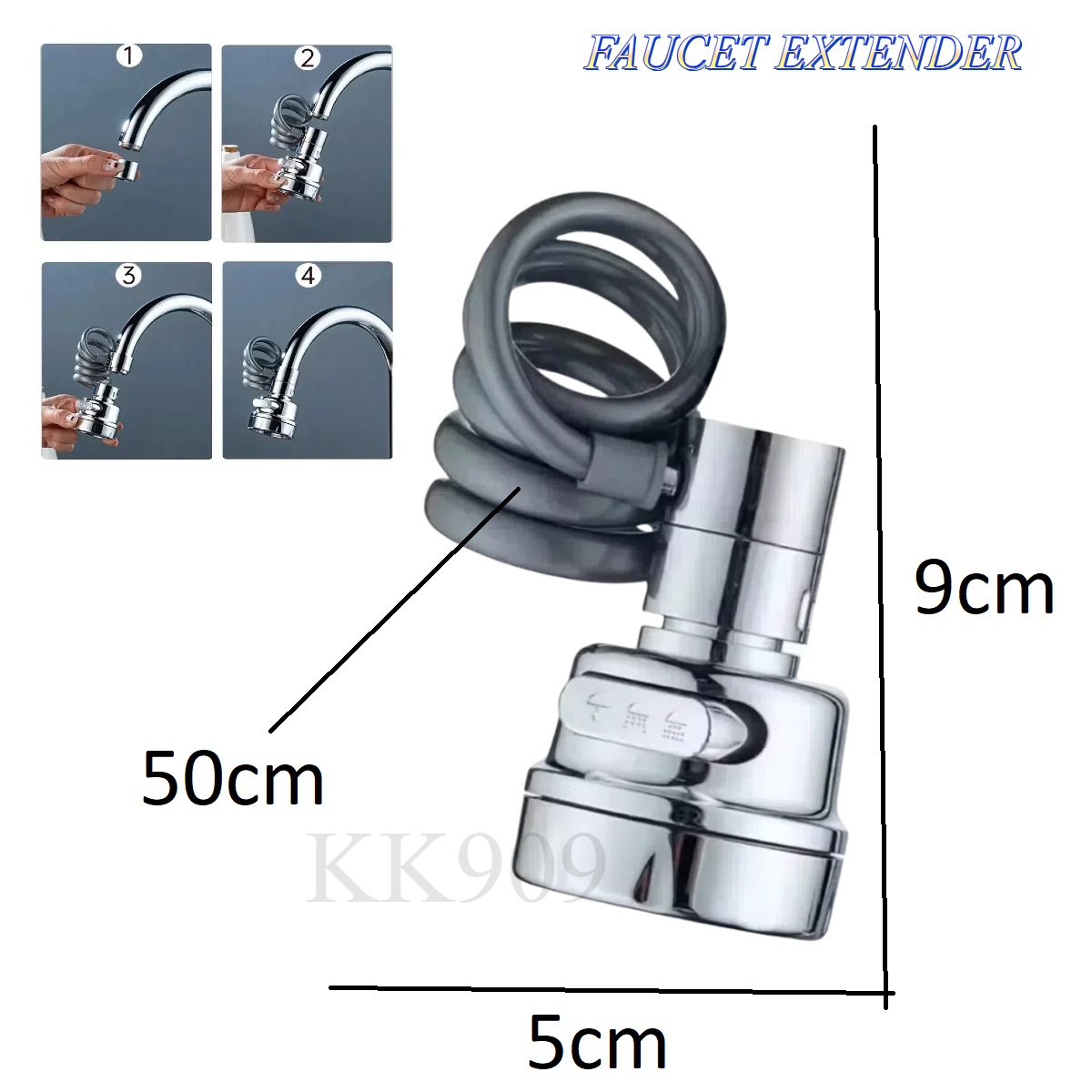 Flexible Pipe 3 Modes Faucet Pull Out Extender | Shopee Philippines