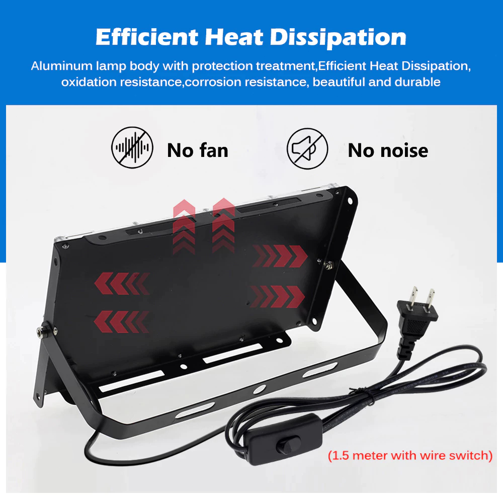 Gold Star LED Flood Light Spotlight 220V 50W Outdoor Street Lamp ...