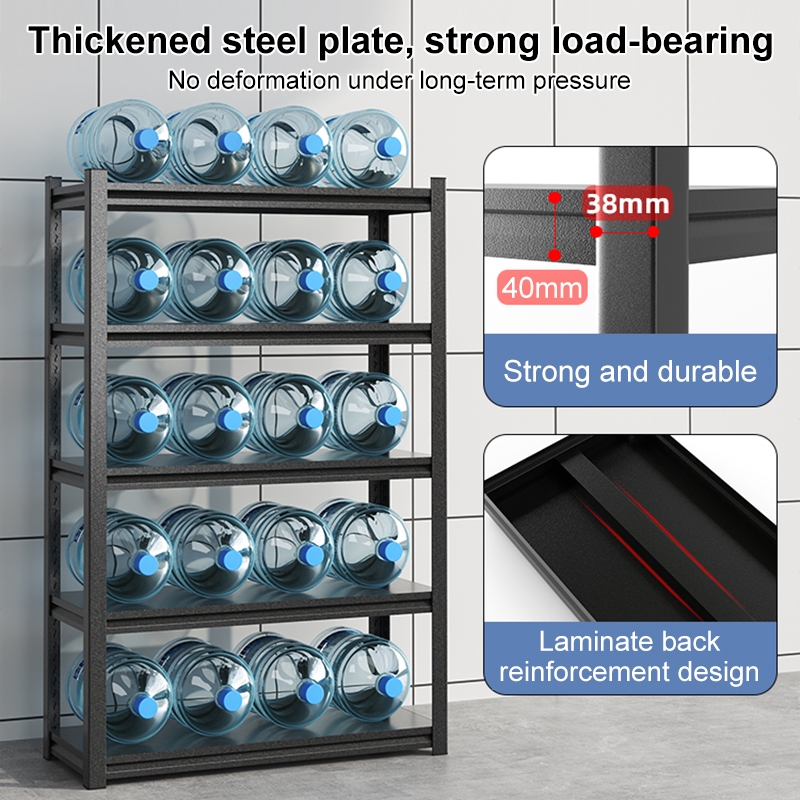 【Load 600KG】All Metal Rack 3/4/5/6 Layer Heavy Duty Steel Rack Metal ...