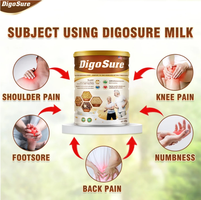 Digosure Milk Original (1 Can 400 Gram) For Bone And Joint Pain, Knee ...