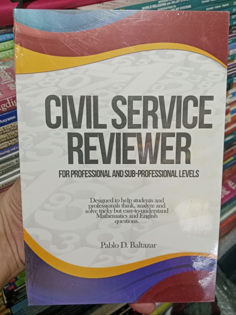 CIVIL SERVICE REVIEWER GOOD CONDITION | Shopee Philippines