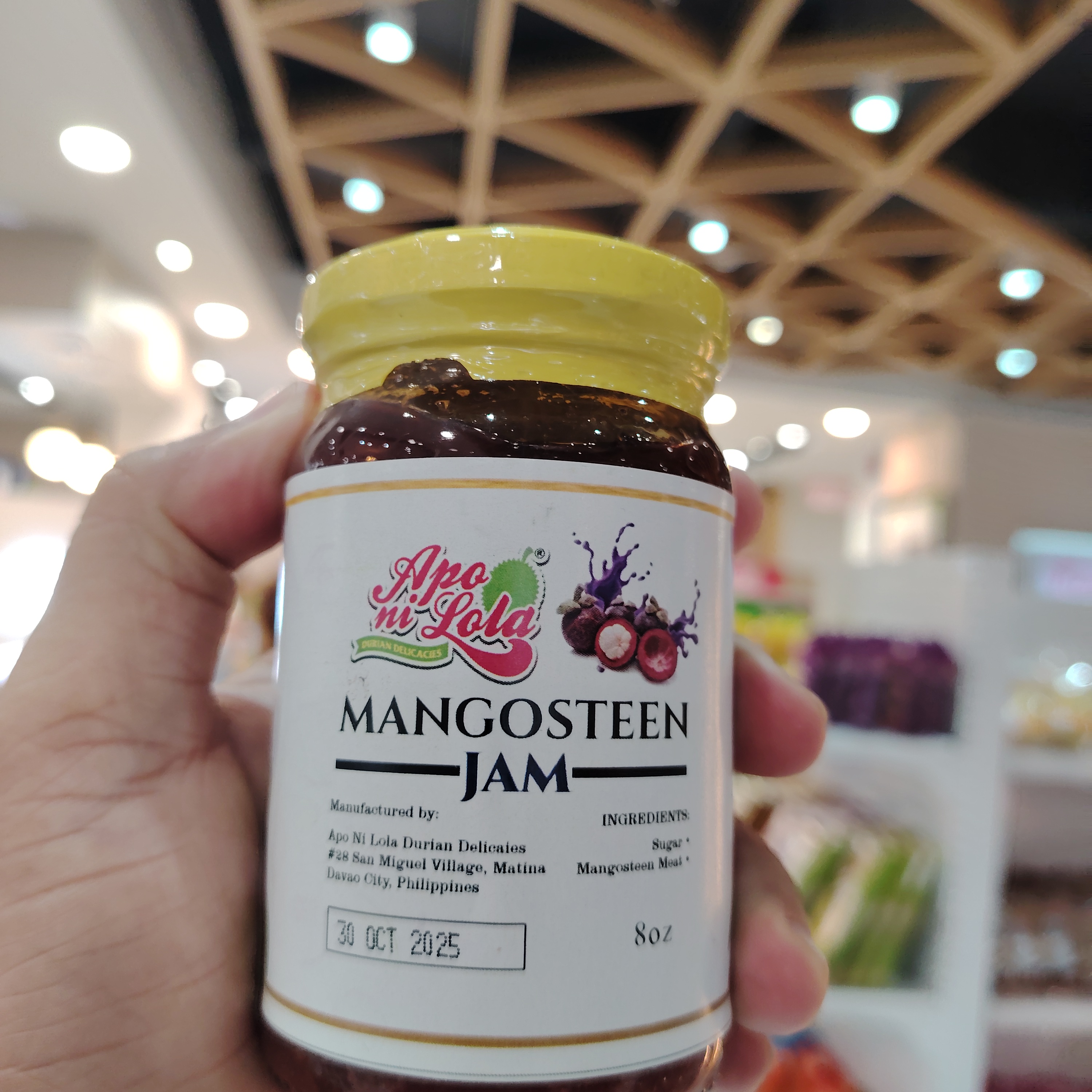 Durian House | Apo ni Lola Mangosteen Jam 8oz | Premium Fruit Spread ...