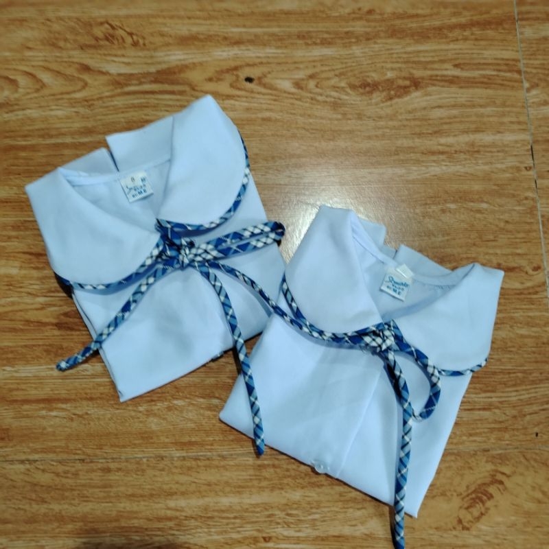 PIPING BLOUSE CHECKERD DONGGALO FOR SCHOOL UNIFORM KIDS GIRL TO TEENS ...