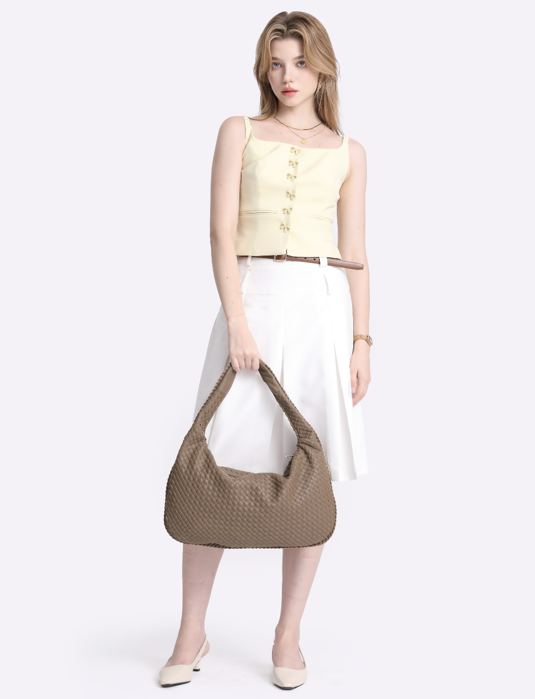 【Mumu Select】M371 Large Women Woven Hobo Travel Shoulde Bag Kili Kili ...