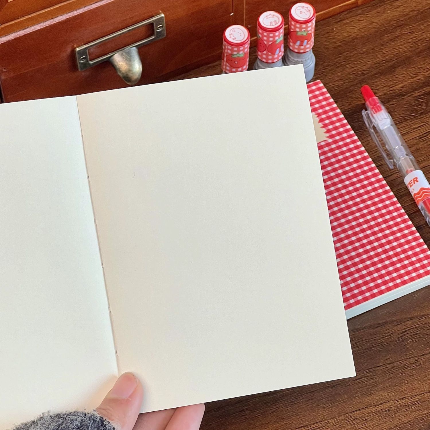 Handbook Retro Tomato Notebook Schedule Notebook Blank Notebook Diary ...