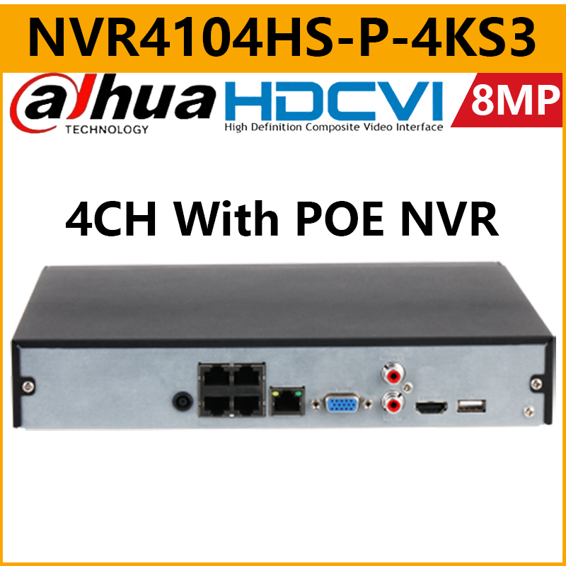 (IN STOCK )Dahua CCTV NVR 4/8/16 CH P2P Remote Surveillance Network Video Recorder For IP Camera ...