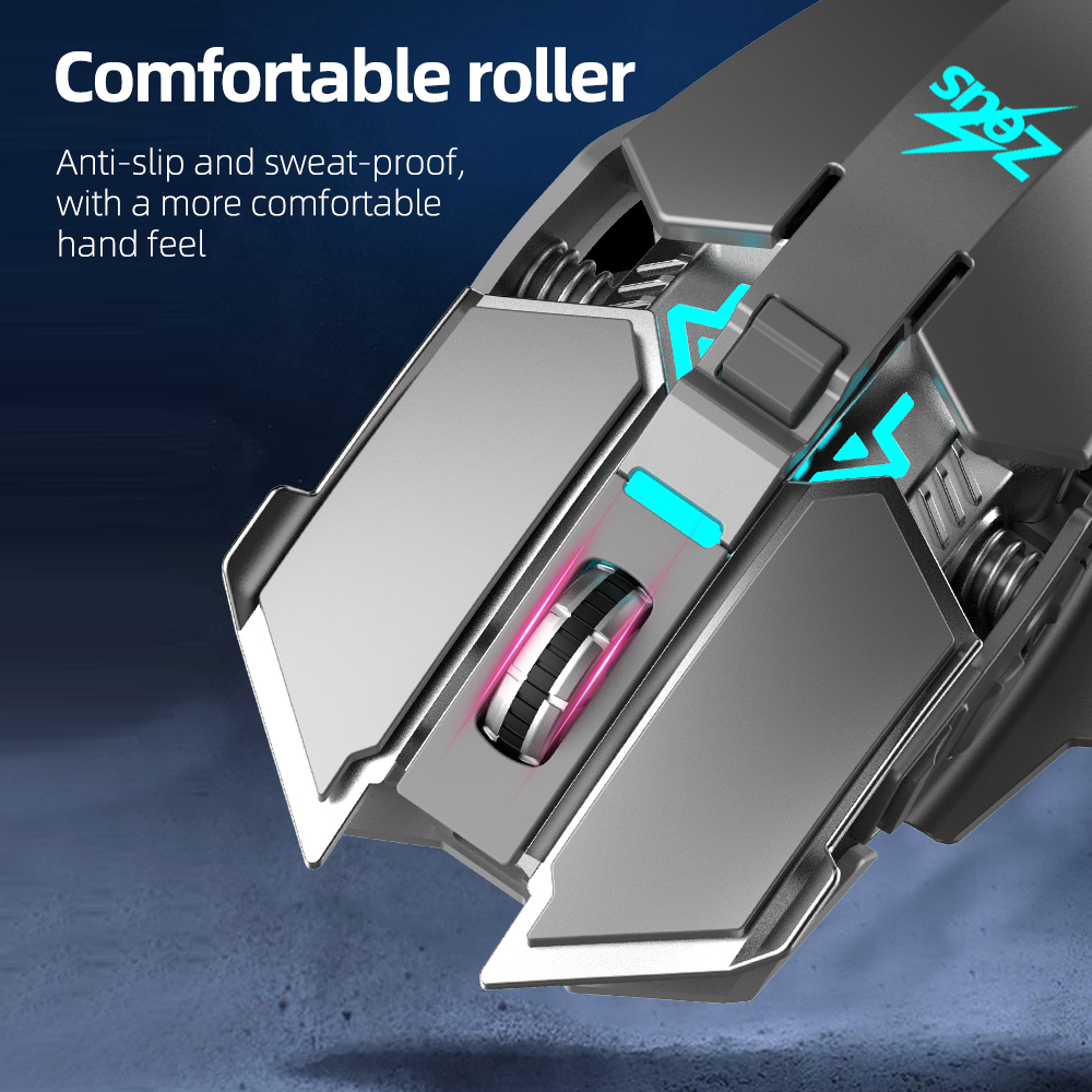 Zeus ZM13 Wireless Gaming Mouse - Ergonomic Design, 2.4G Connection ...
