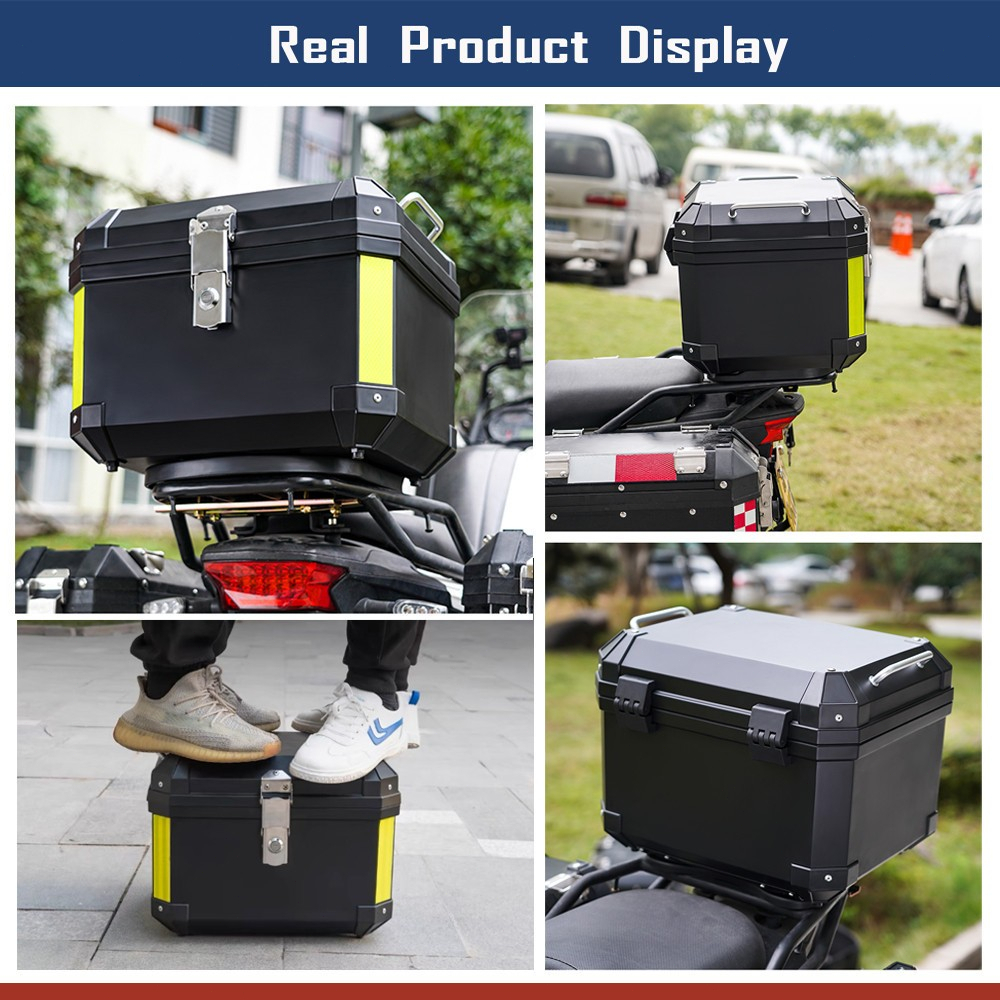 【24h ship】Motorcycle Top Box Motorcycle Box 45L 36L Large Capacity ...