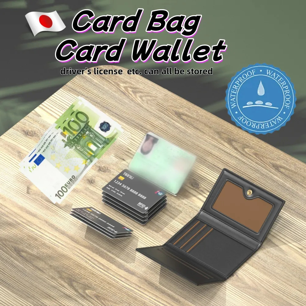 New Fashion Simple Wallet With Multiple Card Slots For Driver's License ...
