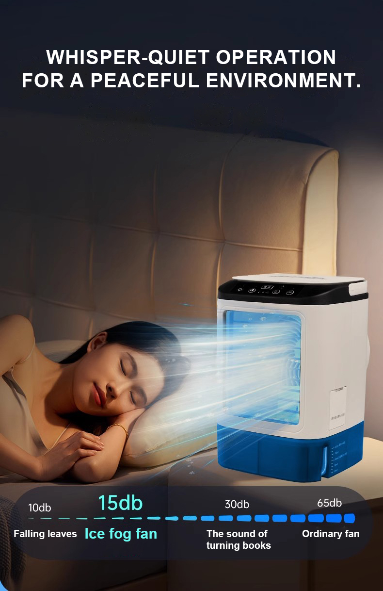 TIXX Air Cooler humidifier Desktop Fan USB Mini Portable Aircons fan ...