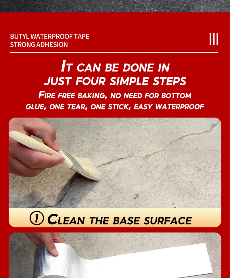 Butyl Tape Waterproof Tape For Roof Leak Roof Sealant Wall Crack ...
