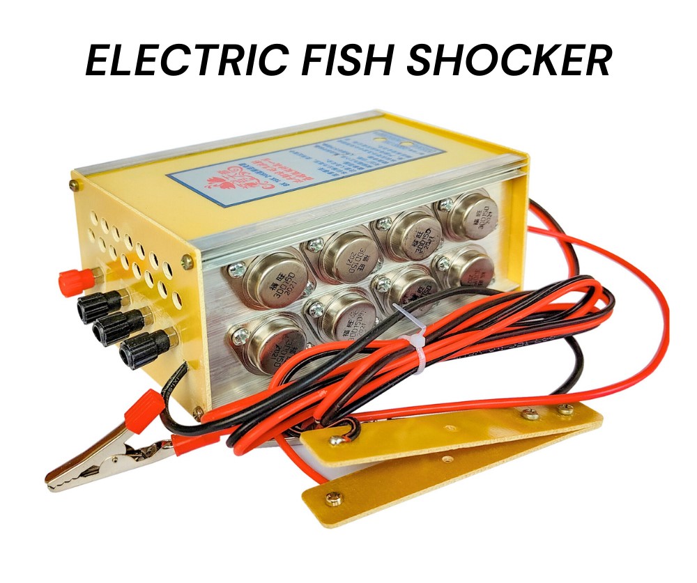 [FREE GIFT] DC12V High Power Electric Fish Shocker Portable Ultrasonic ...