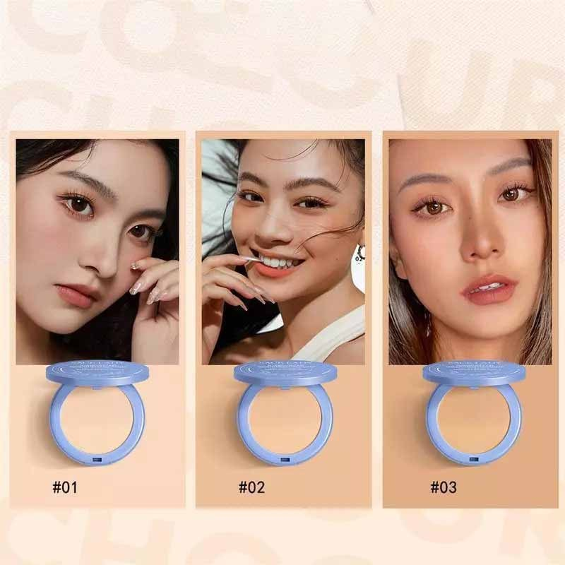 【Buy 1 Take1】Lasting Waterproof Oil Control Matte Flawless Face Pressed ...