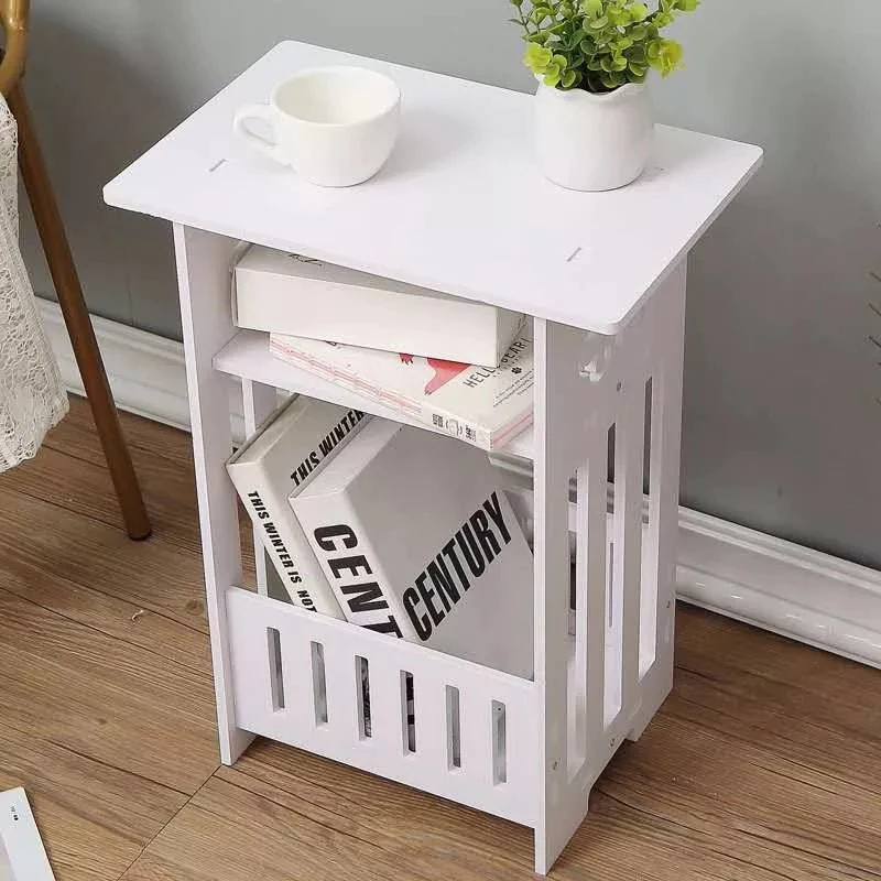 Mini Modern Stylish Sofa Side Table Bedroom Bedside Table Room Desk ...