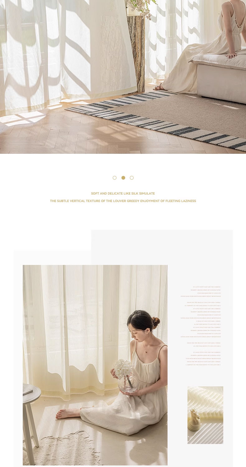 NICEDAYS Soft Vertical Tulle Curtains Privacy Sheer High Quality Chiffon White for Living Decor ...