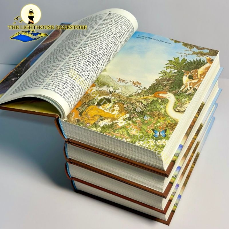 HARD BOUND KJV BIBLE FOR KIDS WITH COLORED PICTURES / HOLY BIBLE KING ...