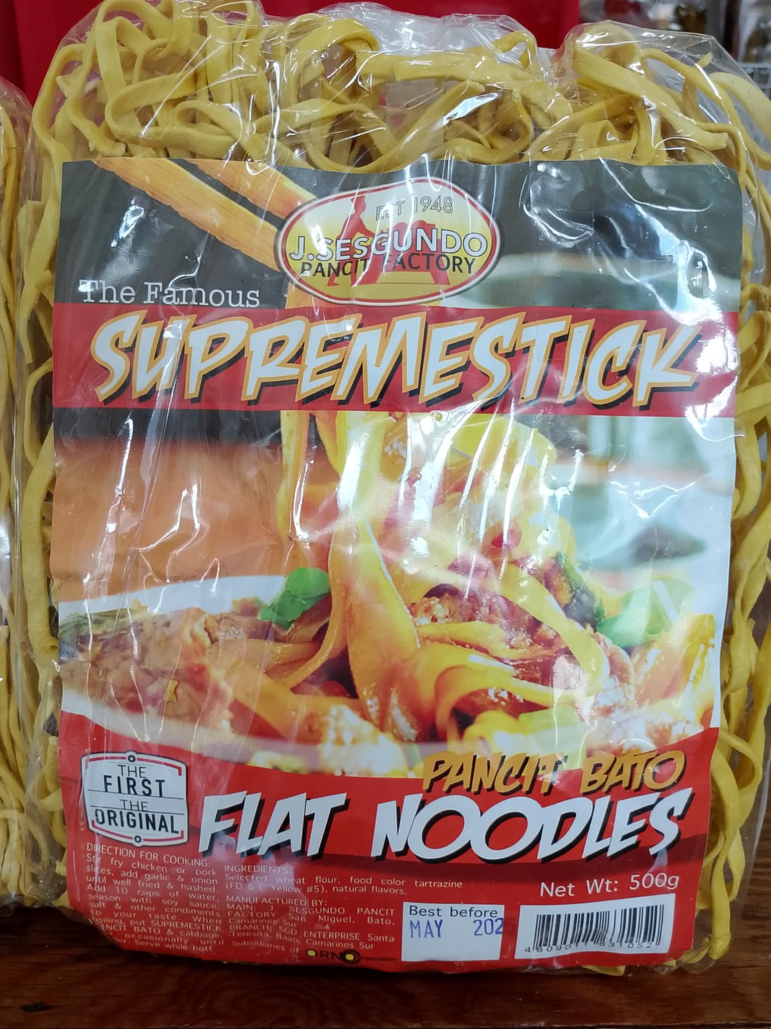 The Famous J. Sesgundo Pancit Factory Pancit Bato Round and Flat ...