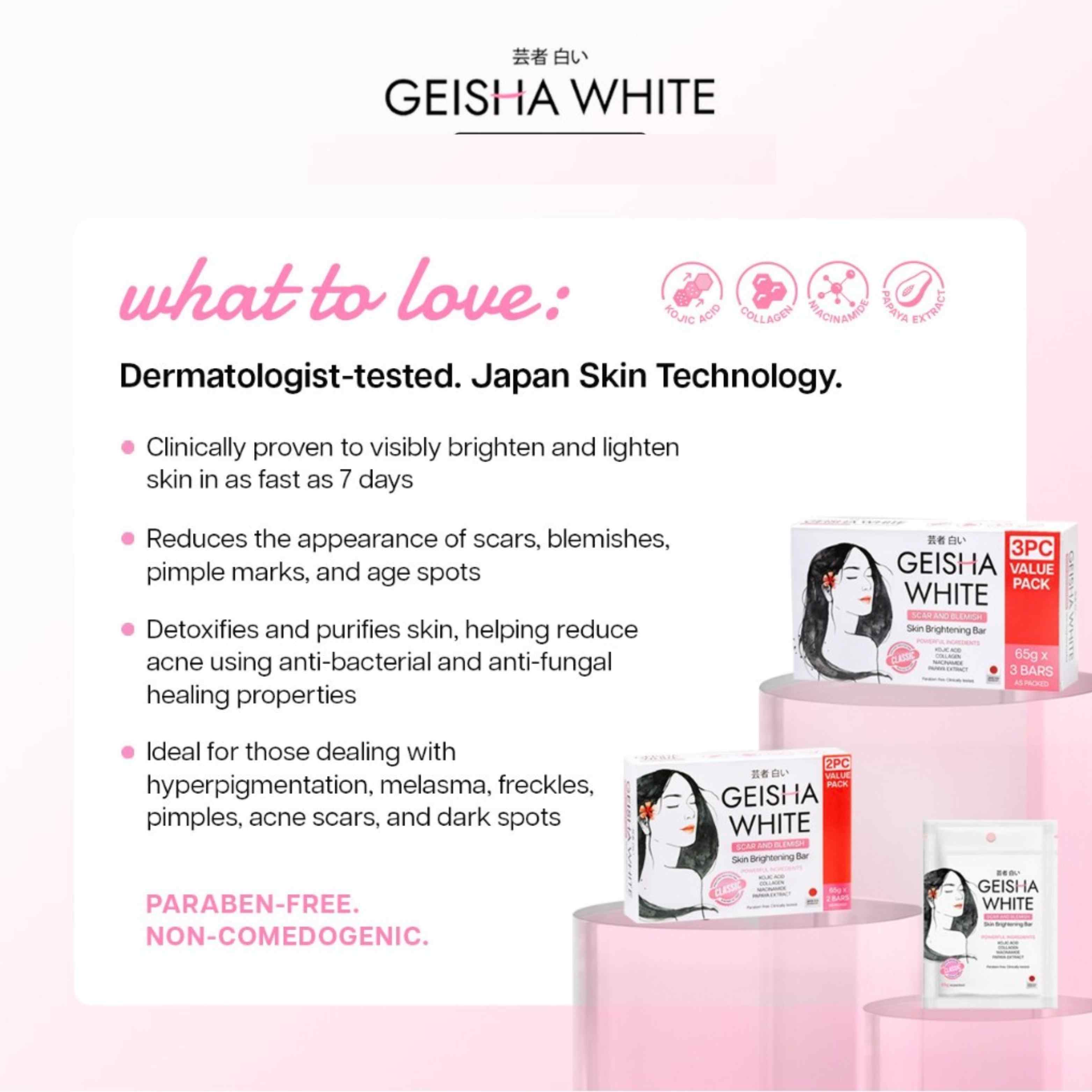 Geisha White Classic/Intense Brightening Soap | Shopee Philippines