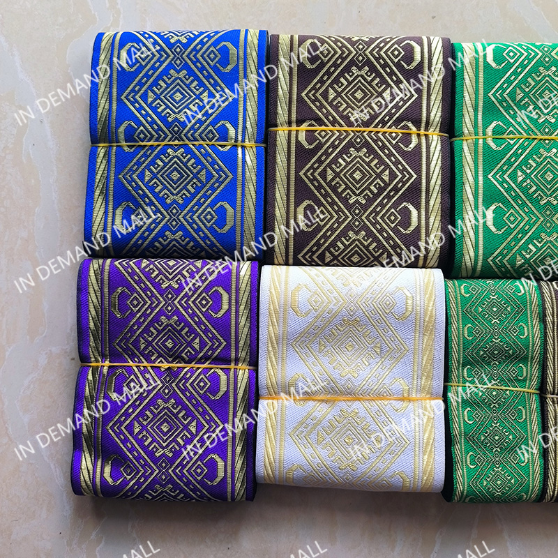 COD 5CM/10CM/7METERS ETHNIC TRIMMINGS LEI RIBBON SPEAKER GRADUATION ...