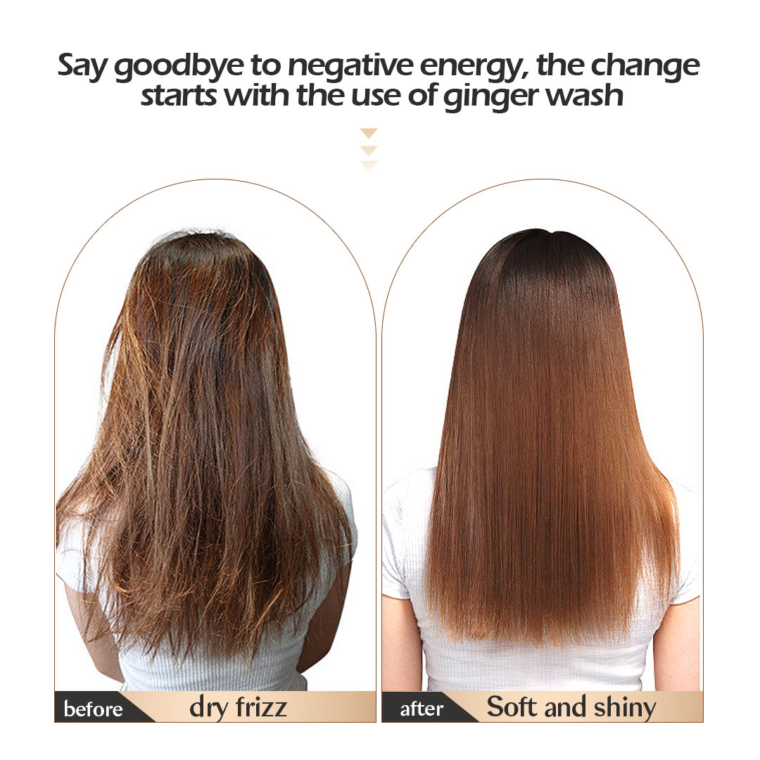 WELL HAIR Ginger Shampoo or Conditioner Natural Scalp Care Treatment ...