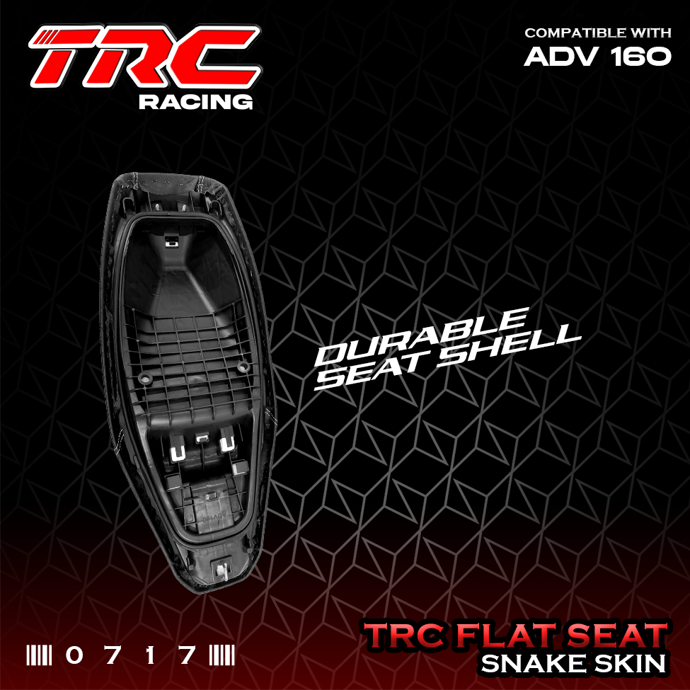 TRC RACING FLAT SEAT ASSEMBLY for ADV 160 SNAKE SKIN TYPE 0717 | Shopee ...