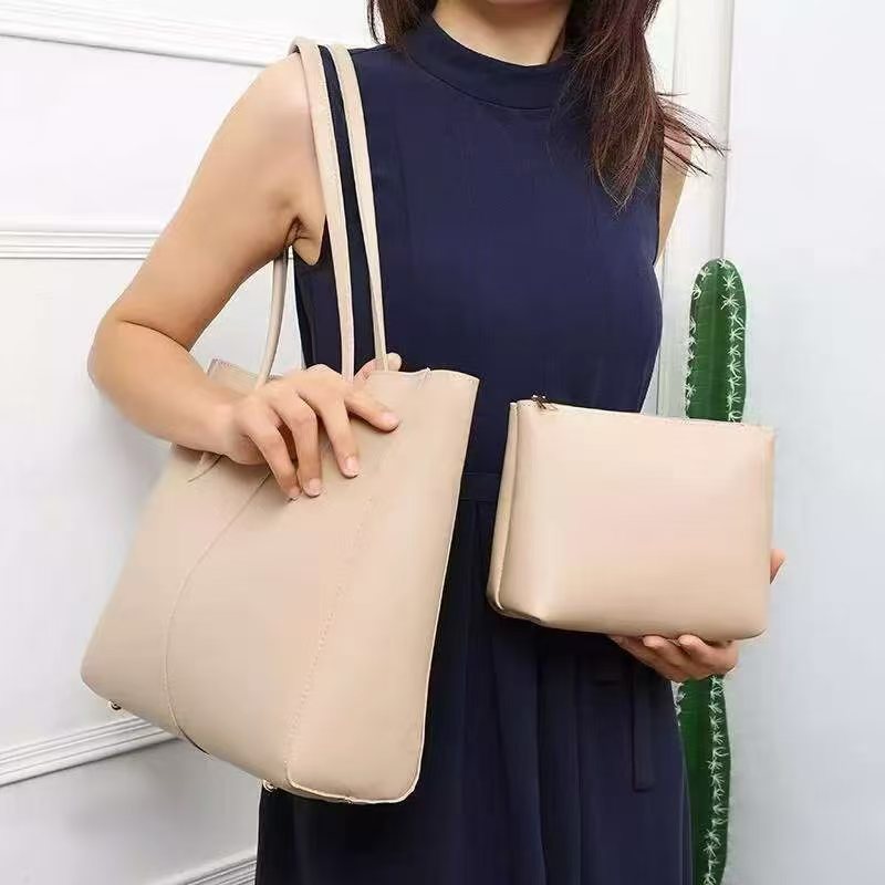 tt bag#711 korean women's large capacity classy minimalist leather ...