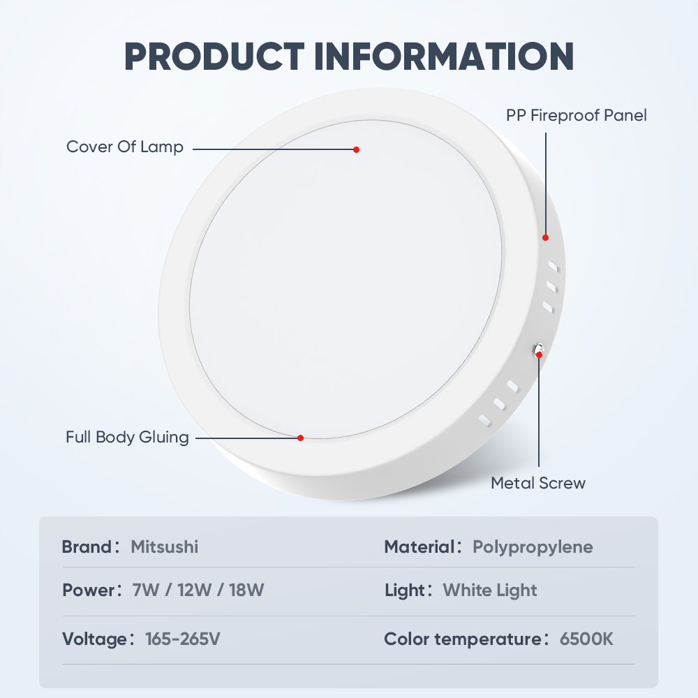 Mitsushi Led Downlight Recessed Open installation Panel Ceiling Light ...