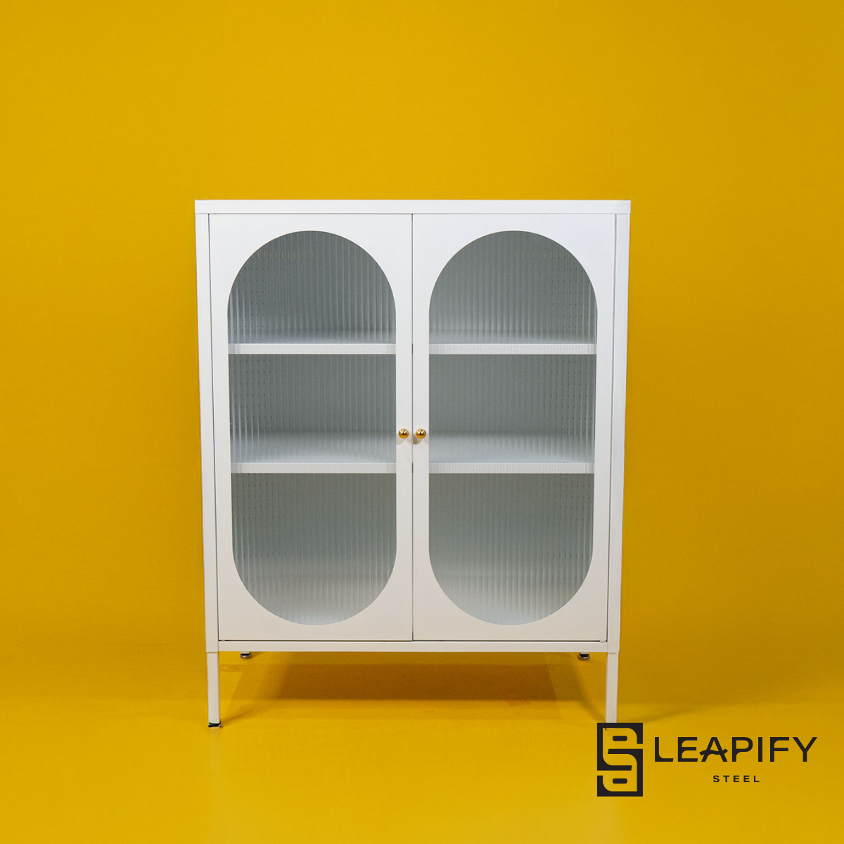 DIANA | Modern Steel White Console Cabinet by Leapify Steel - Pure ...