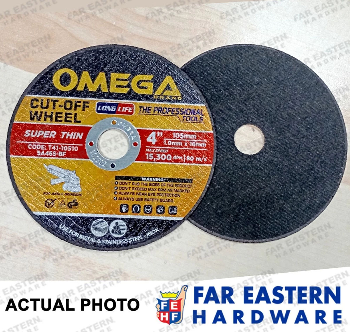 OMEGA Cutting Disc 4" 50PCS / CAN Super Thin T41-10510 | Shopee Philippines