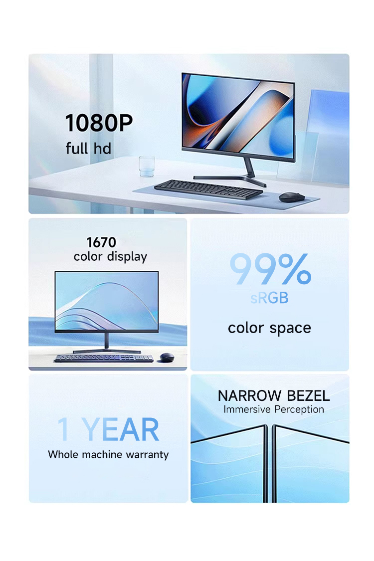 JEAANSP Murang Office Monitor 19/22/24 PC Inch Monitor 60Hz 5MS FHD VA ...