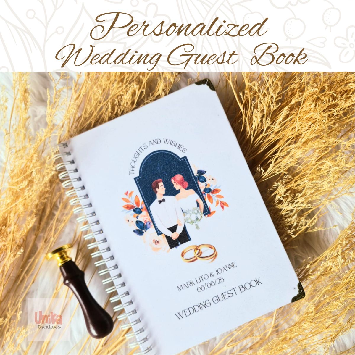 Personalized Wedding Guest Book | Shopee Philippines