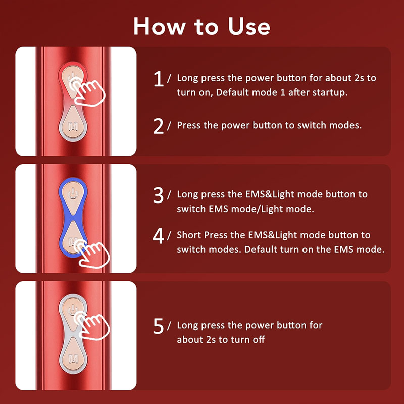 Rechargeable Electric Scalp Massager Vibrating Head Comb with USB ...