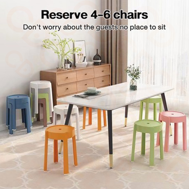CD Dining Chair Durable Plastic Stool Stackable Monoblock Stool Home ...