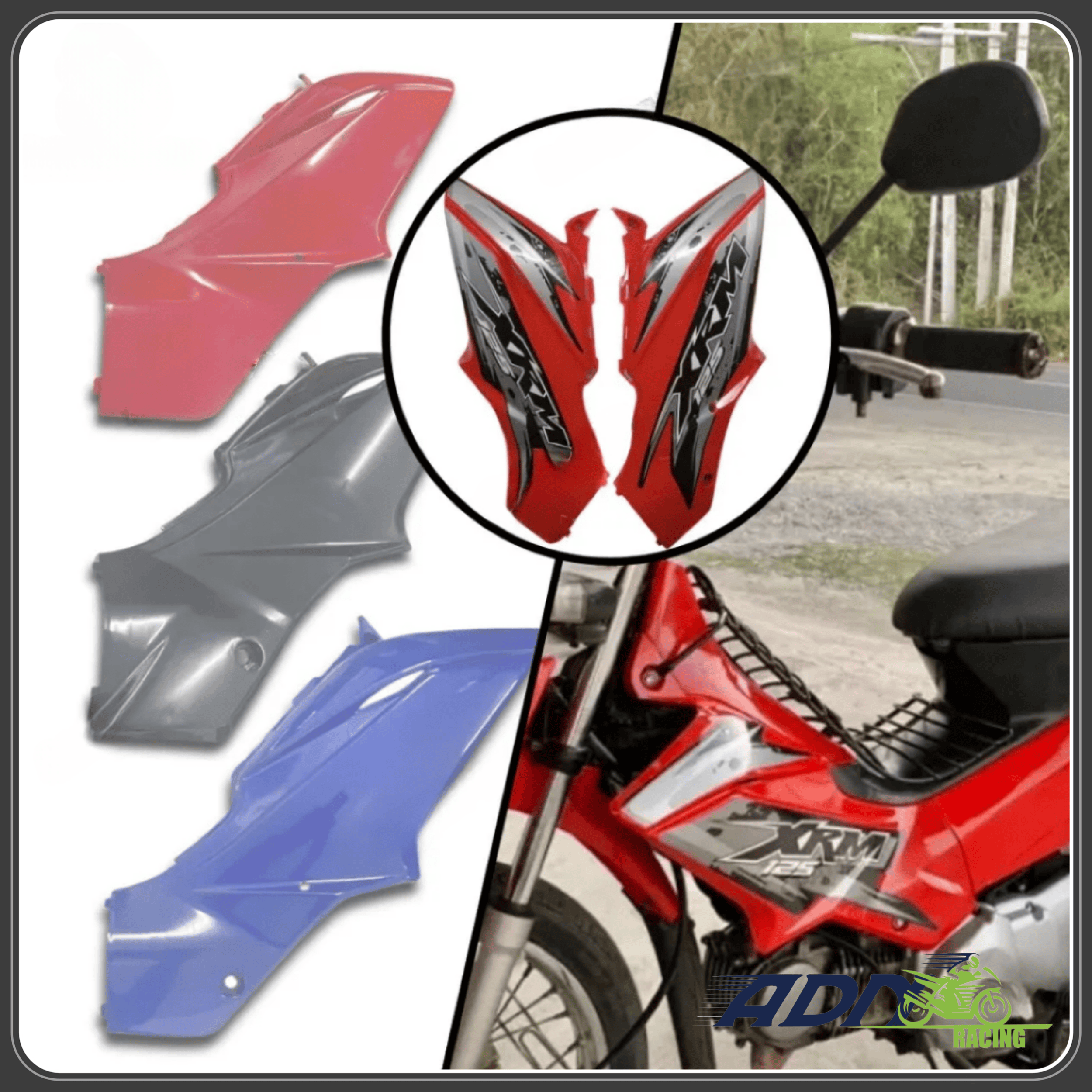 Motorcycle Side Cover For XRM 125 Fairing Side Panel Motorcycle ...