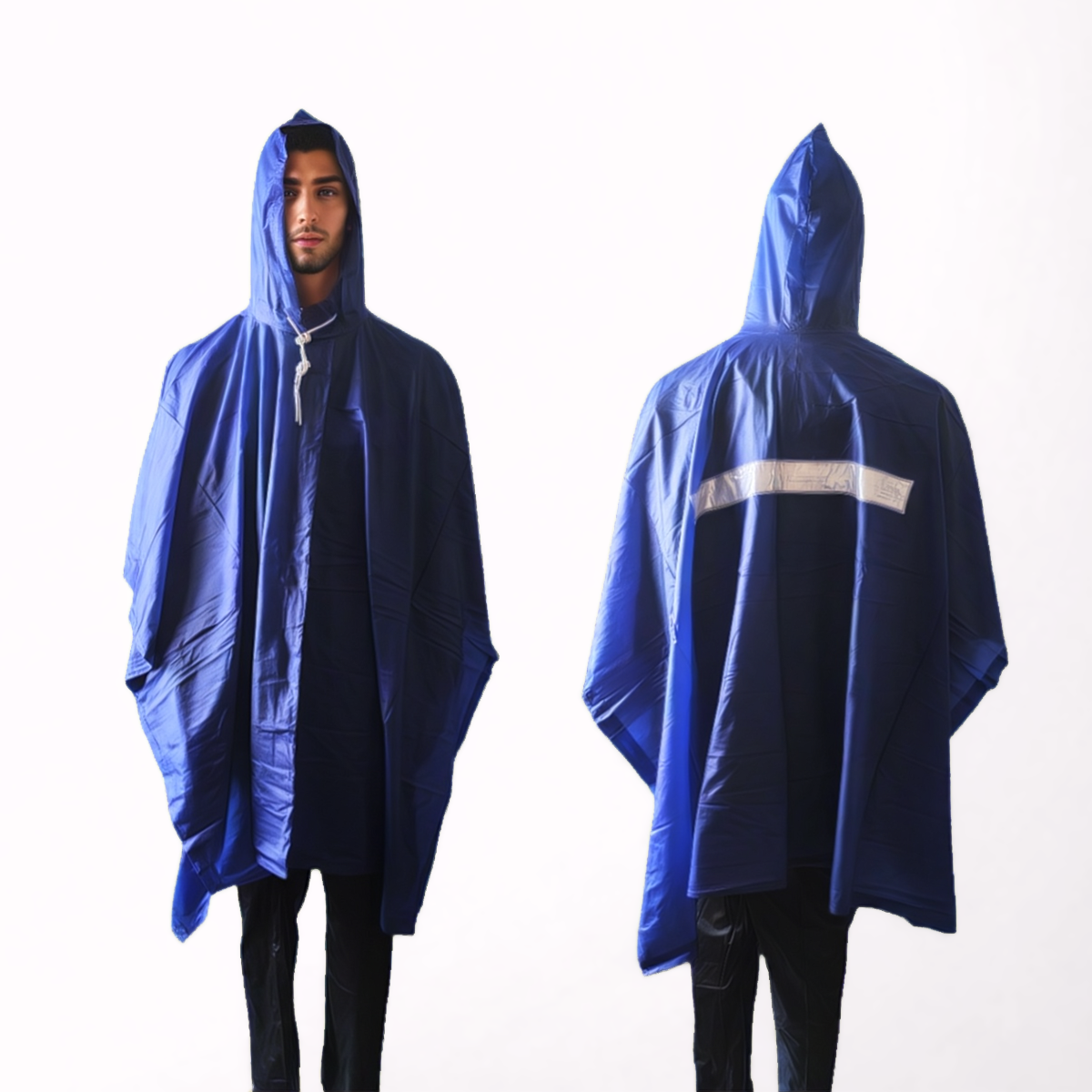 JBEE 822 Raincoat with Reflective Strips Outdoor Cycling Raincoat ...