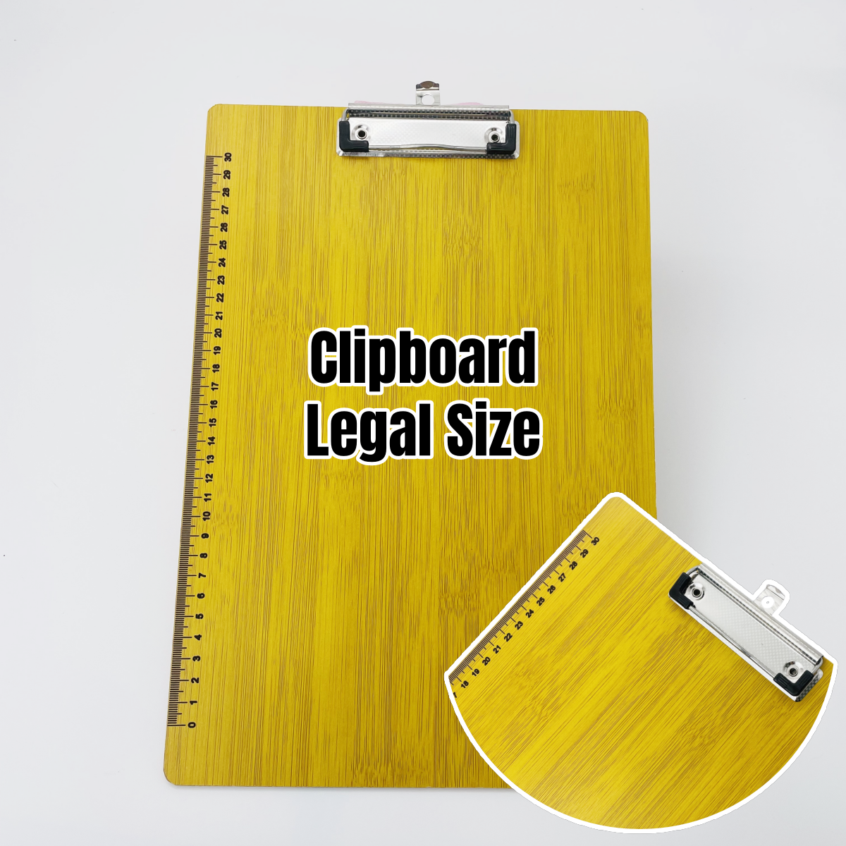 Wooden Clip Board Legal Size Clipboard Hard Cardboard Writing Pad Menu ...