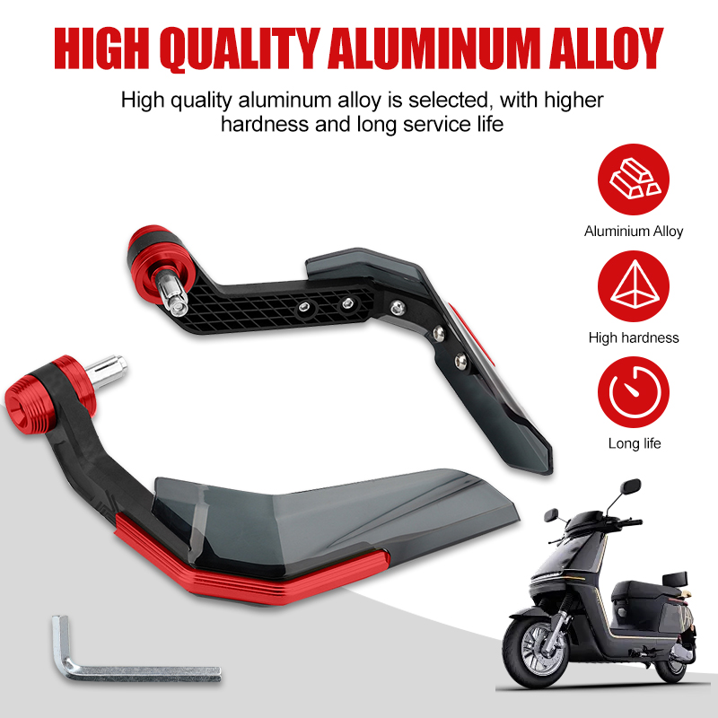 Universal Motorcycle Hand Guard Brake Lever Guard Aluminum Alloy Handle ...