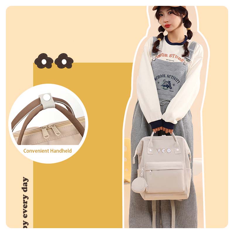 MYD Waterproof Cute School Bag for Girls Original Women Korean Backpack ...