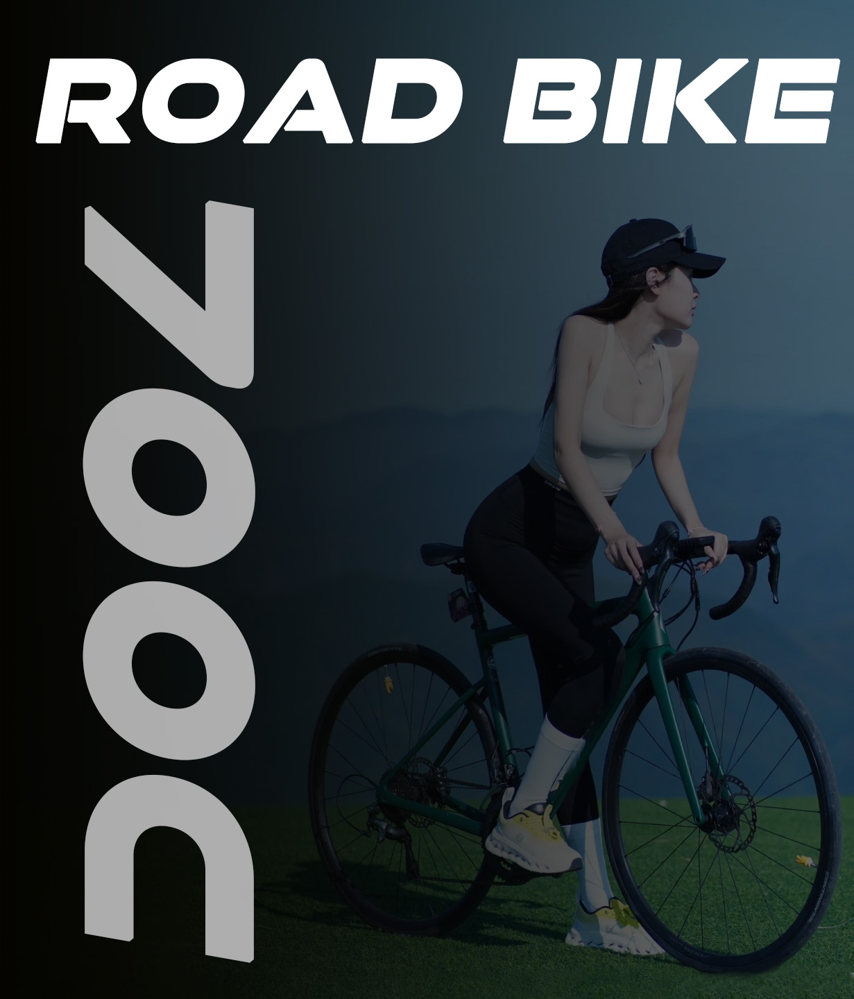 Bike Road bike Slant Bicycle Mountain Bike 21S Variable Speed 700C Gear ...