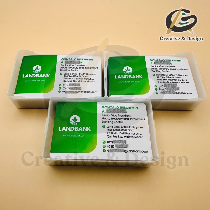 Custom Printed Business Cards 250gsm / 300gsm with Free Card Case (50 ...