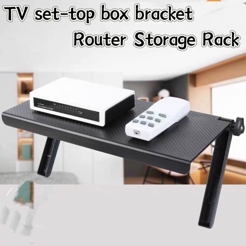 TV Computer Top Shelf Router Remote Control Storage Rack Stand | Shopee ...