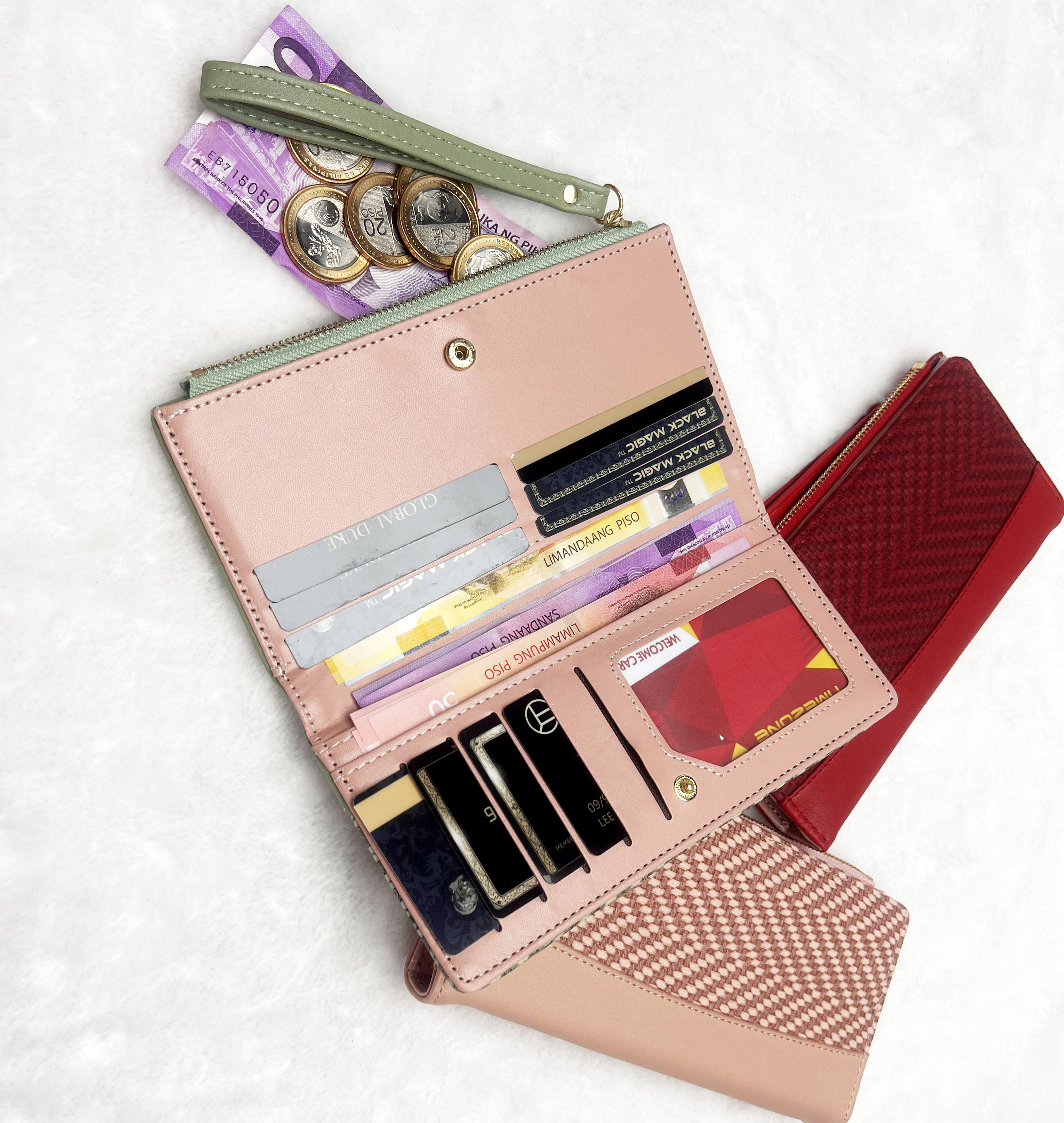 2025 new woven wallet women Korean version multi-card holder long ...