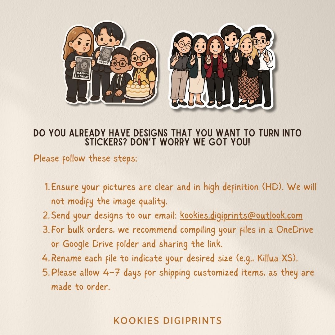 Customized Stickers (no minimum) | Shopee Philippines