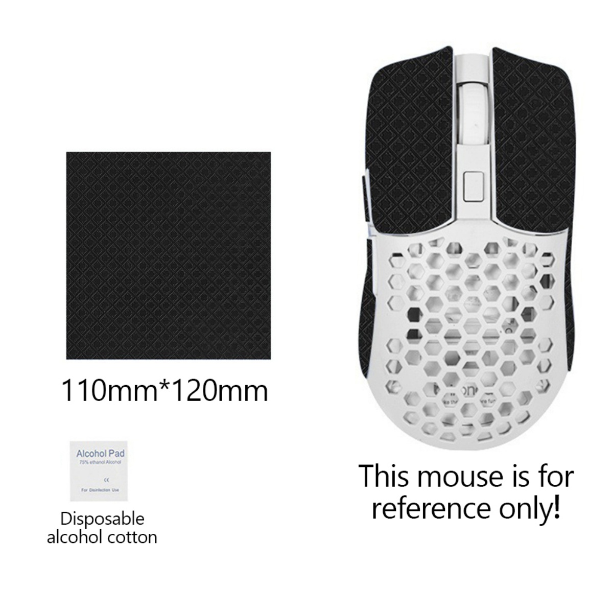 Universal Mouse Grip Tap DIY 12/15cm Anti-Slip Mouse Sticker For All ...