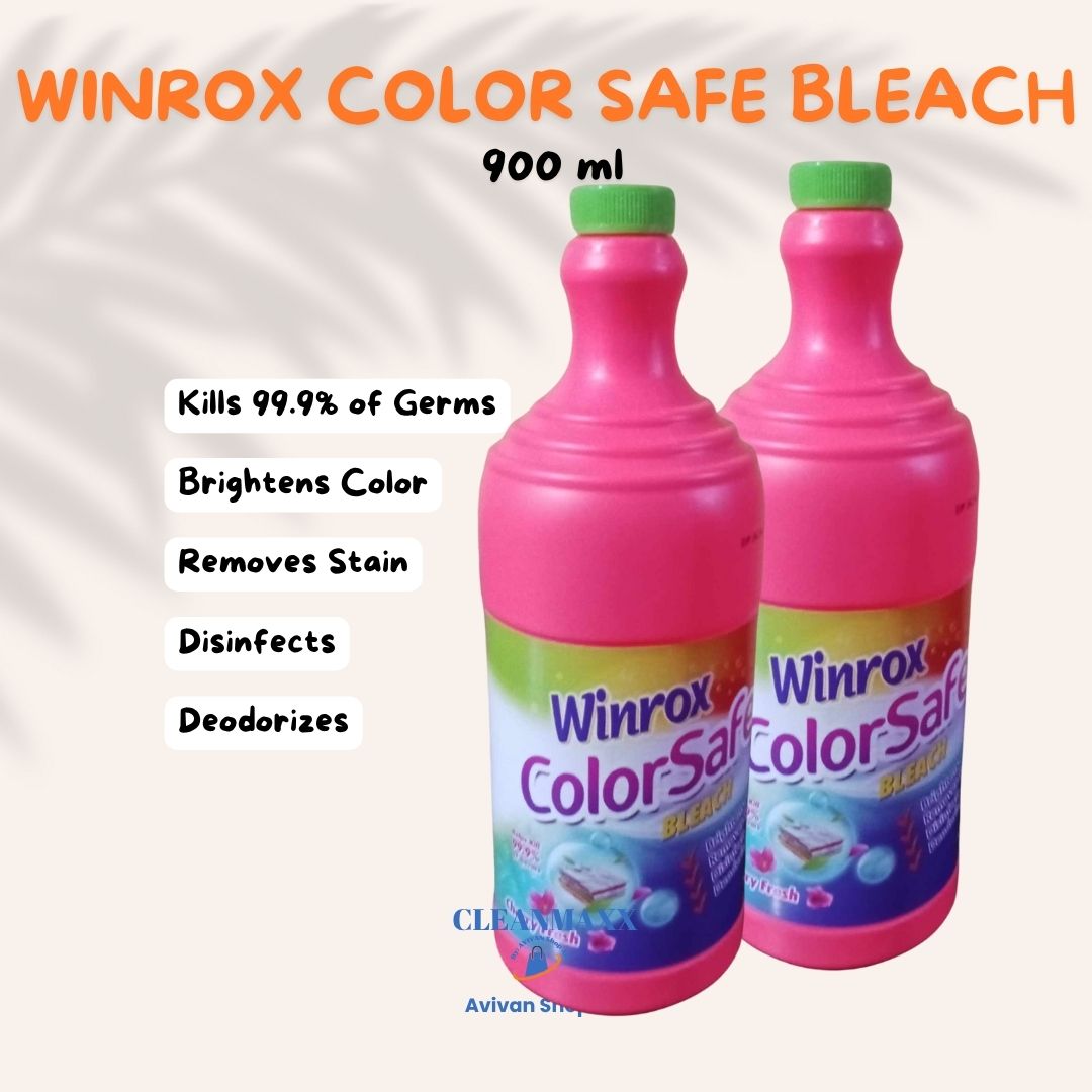 Winrox Color Safe Bleach 900ml | Cherry Fresh Scent | Shopee Philippines