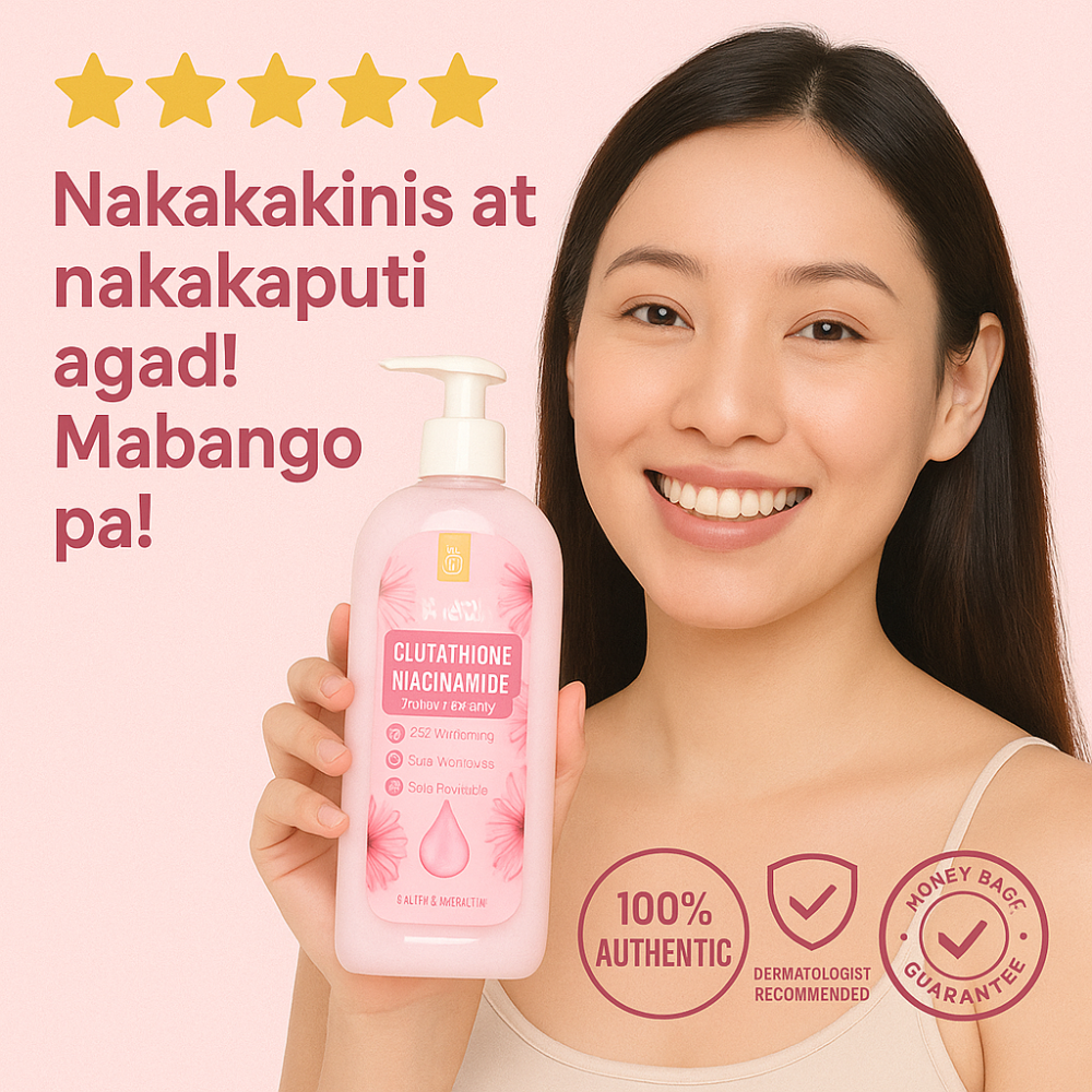 Glutathione Whitening Body Lotion Niacinamide + SPF50 – Skin ...